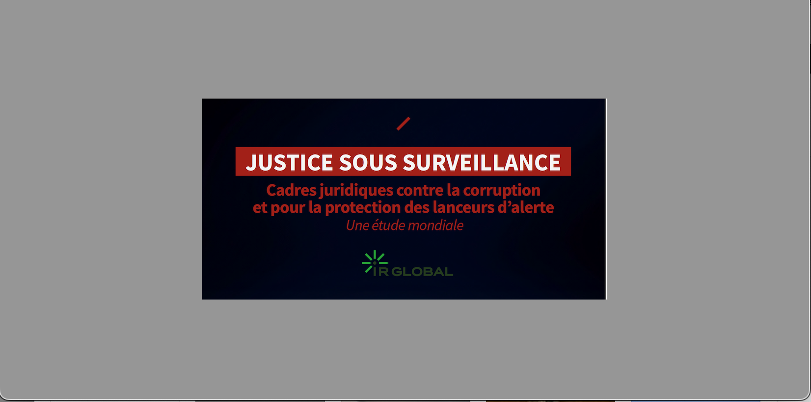 « Justice sous surveillance » : étude réalisée sous la direction de ...