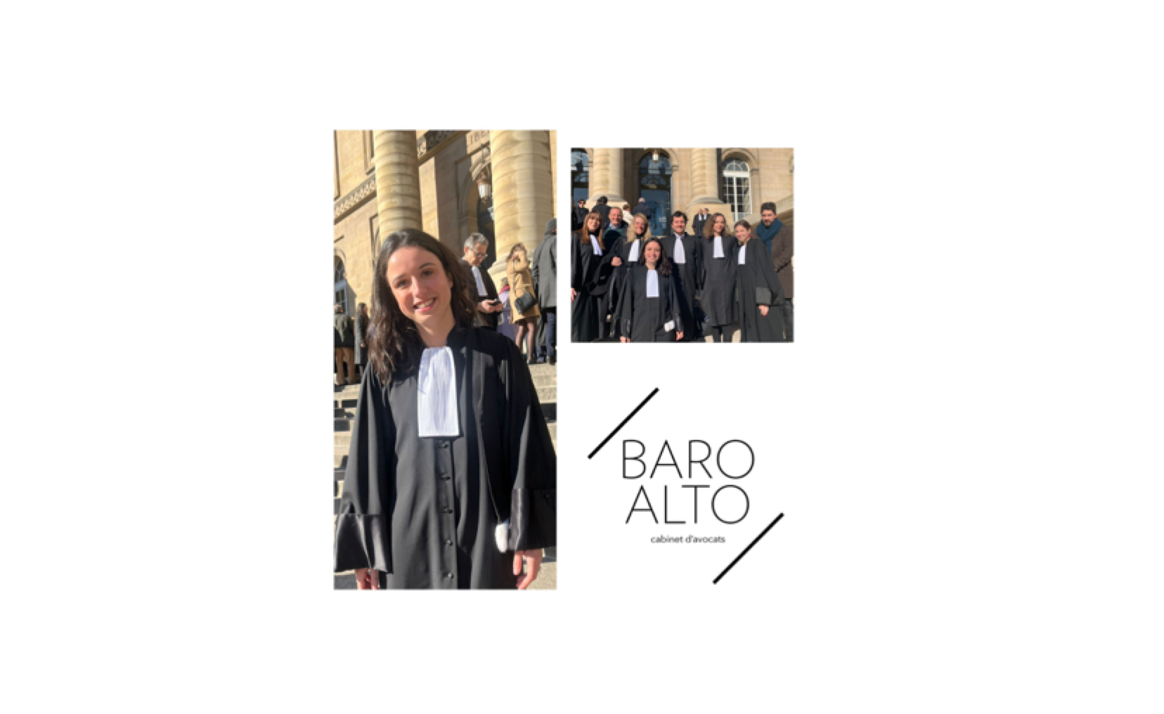 Toutes nos félicitations à Sarah Pichon qui vient de prêter serment ...